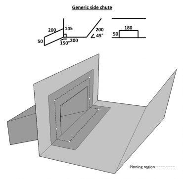 Bespoke moulded side chute